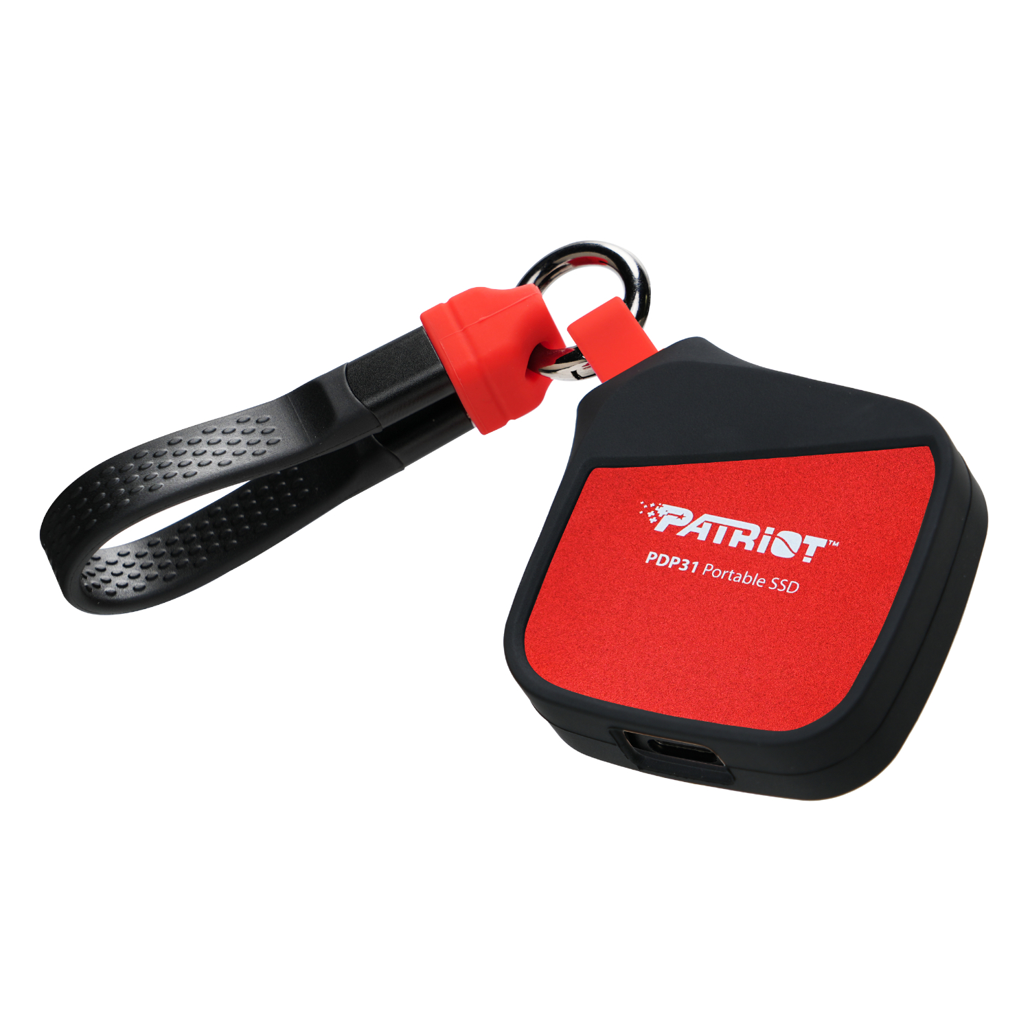 Patriot PDP31 500GB Type-C Portable SSD - Red / Black - Centurion ...