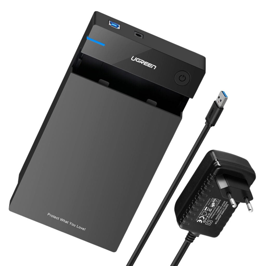UGREEN 3.5" SATA Hard Drive USB 3.0 Enclosure 5Gbps – Black - Centurion ...